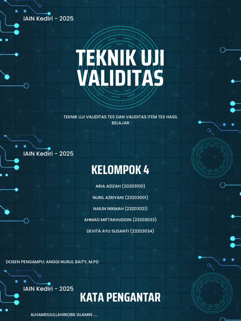 Teknik Validitas | PDF