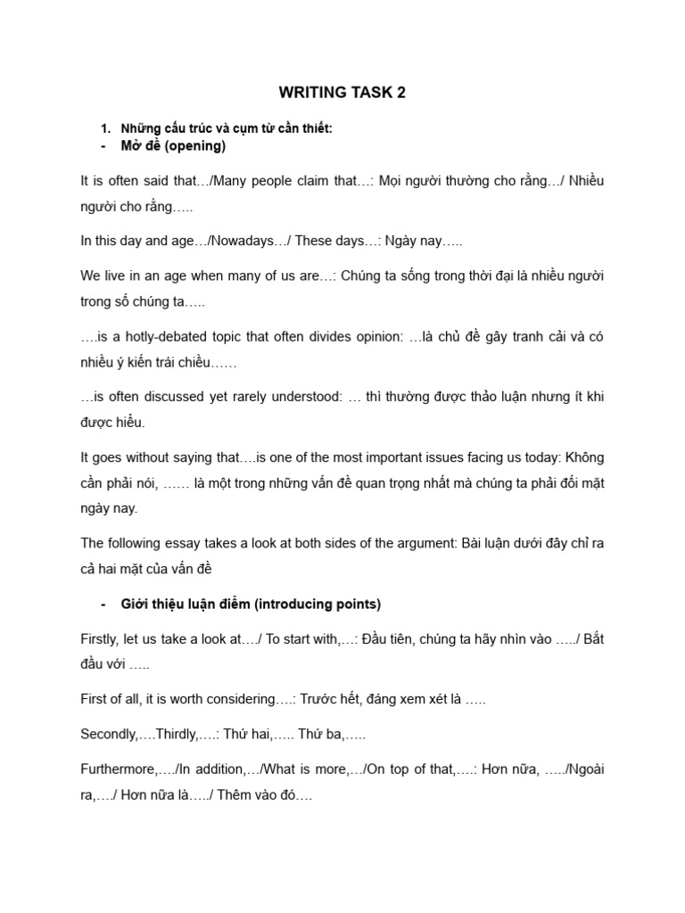 WRITNG TASK 2 - 3 Types of Questions | PDF
