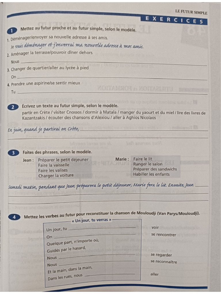 Futur Simple III | PDF