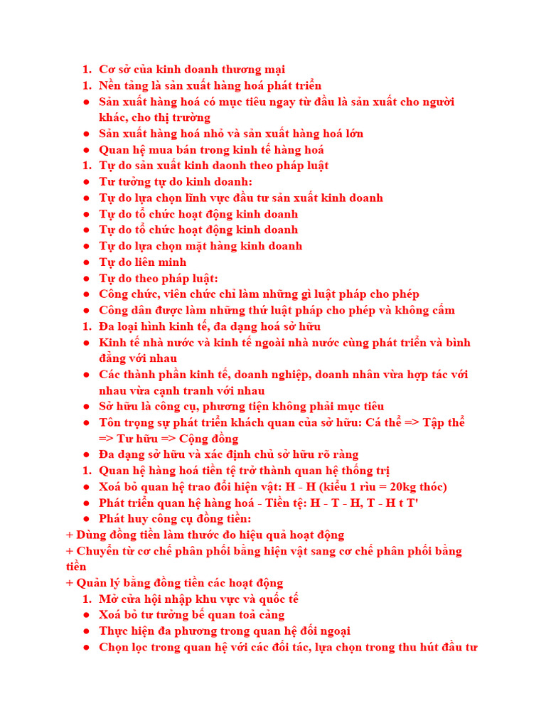 Bài Giảng KDTM | PDF