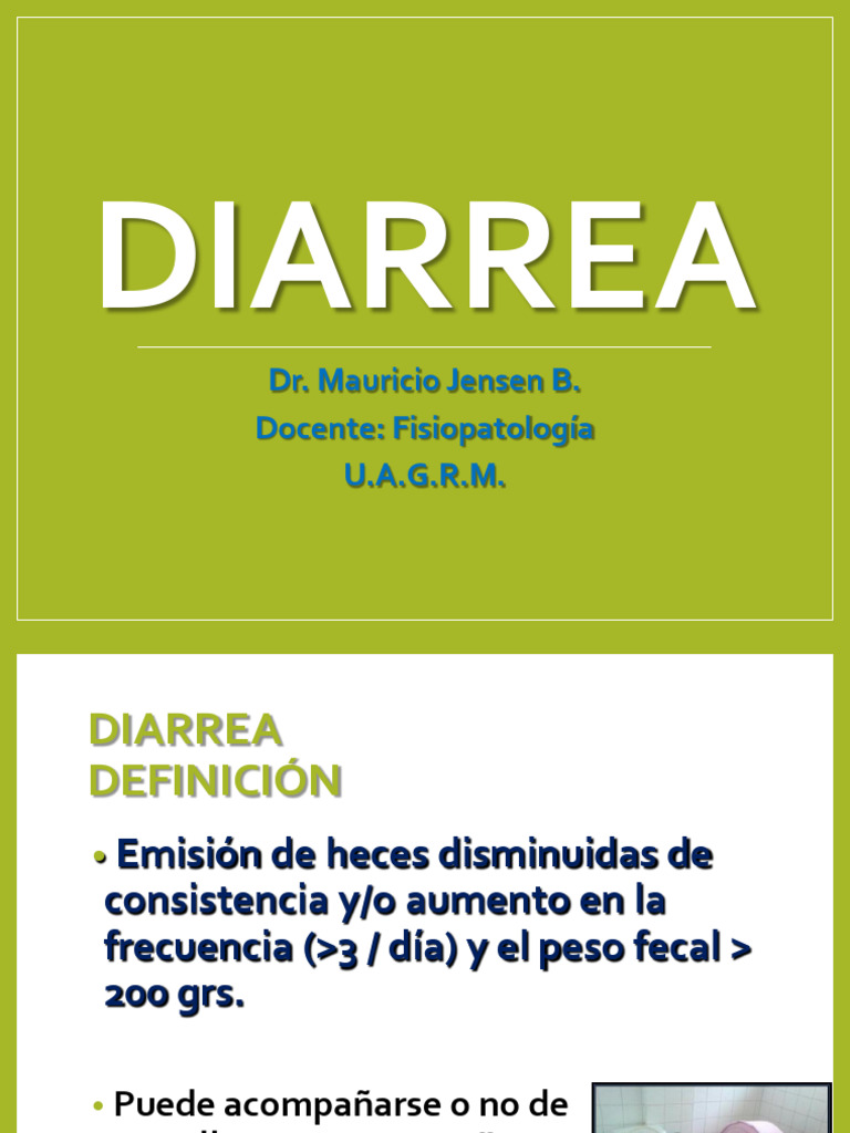 Causas y tipos de diarrea médica | PDF | Diarrea | Heces