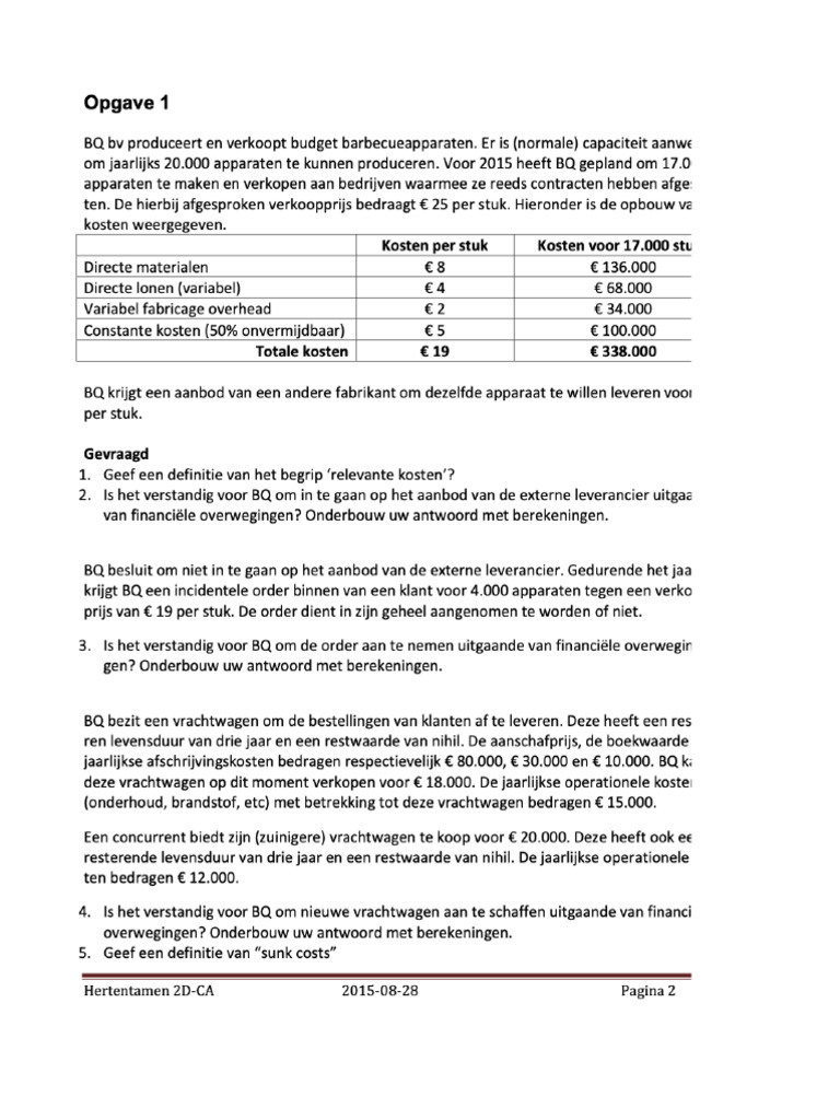 Oefentoets Huub 2023 | PDF