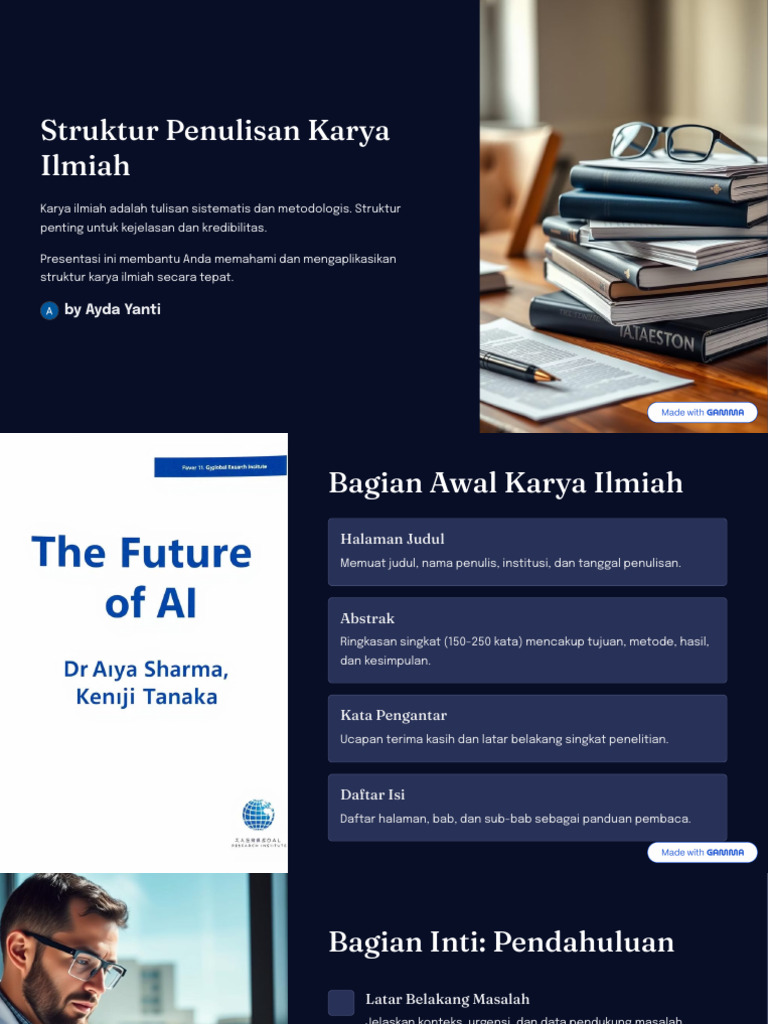 Struktur Penulisan Karya Ilmiah | PDF