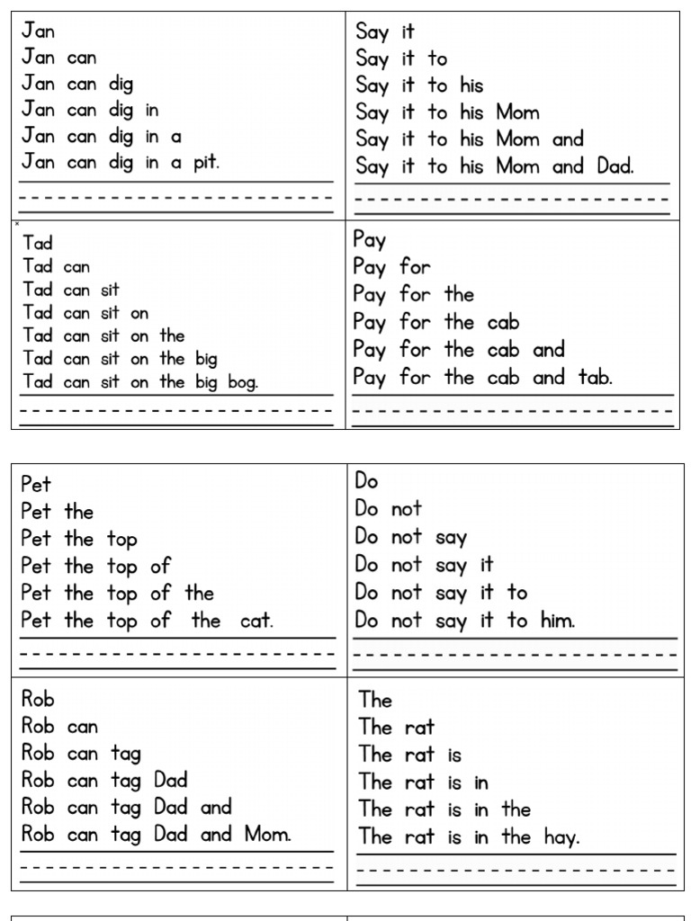Sentence Pyramid Level 3 | PDF