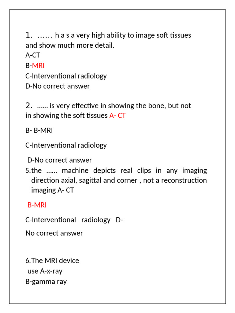 MRI Midterm1 | PDF | Magnetic Resonance Imaging | Atomic Nucleus
