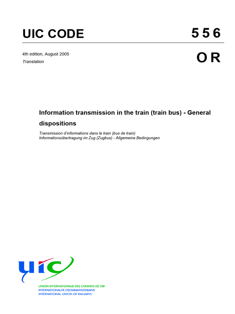 Uic 556 | PDF | Electrical Engineering
