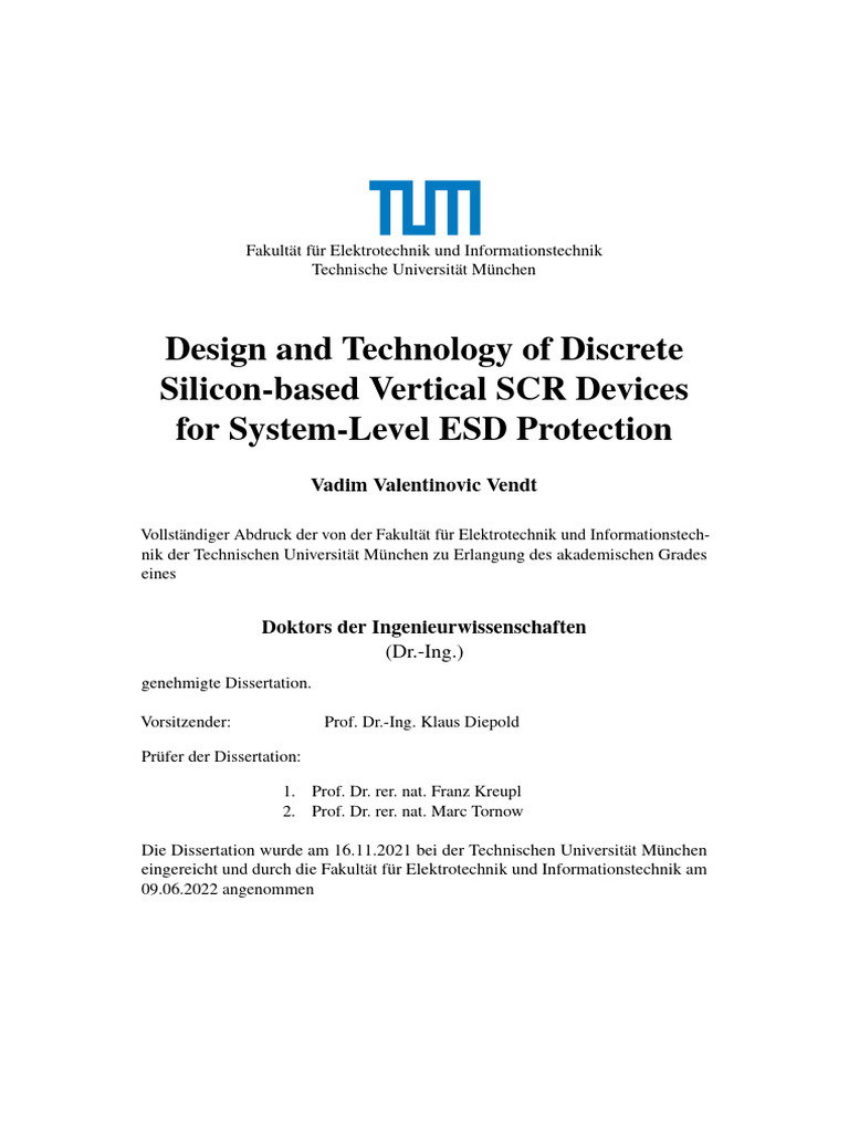 Design and Technology of Discrete Silicon-Based Vertical SCR Devices ...