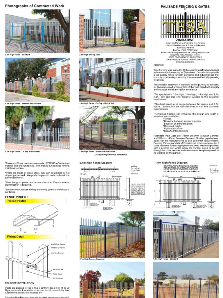 Tesa Fencing Brochure | PDF