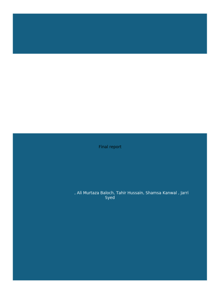 Final Report Submission | PDF | Investing | Price Of Oil