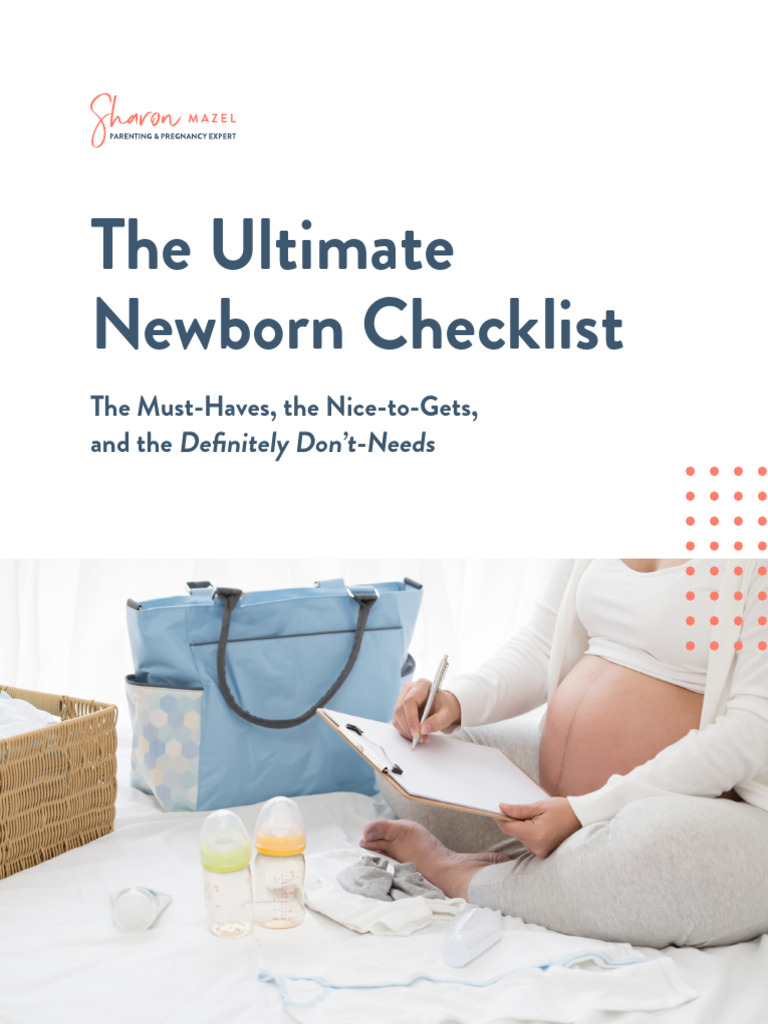 SM Ultimate Newborn Checklist | PDF | Infants | Childhood