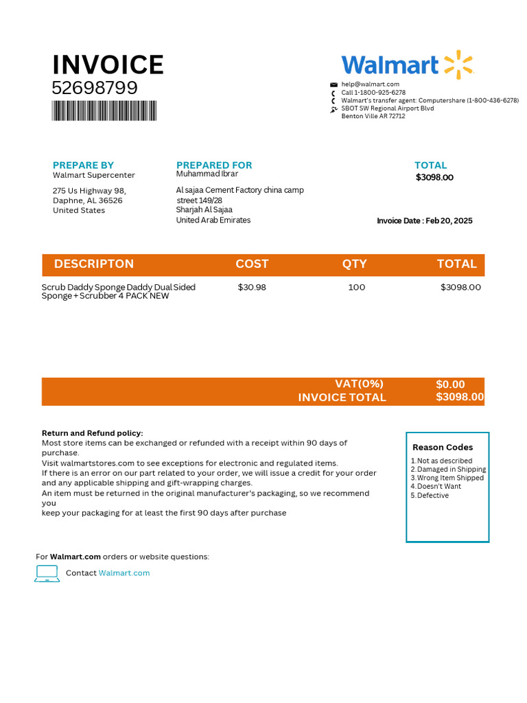 52698799-INVOICE SMART SHOPPING HUB | PDF | Business