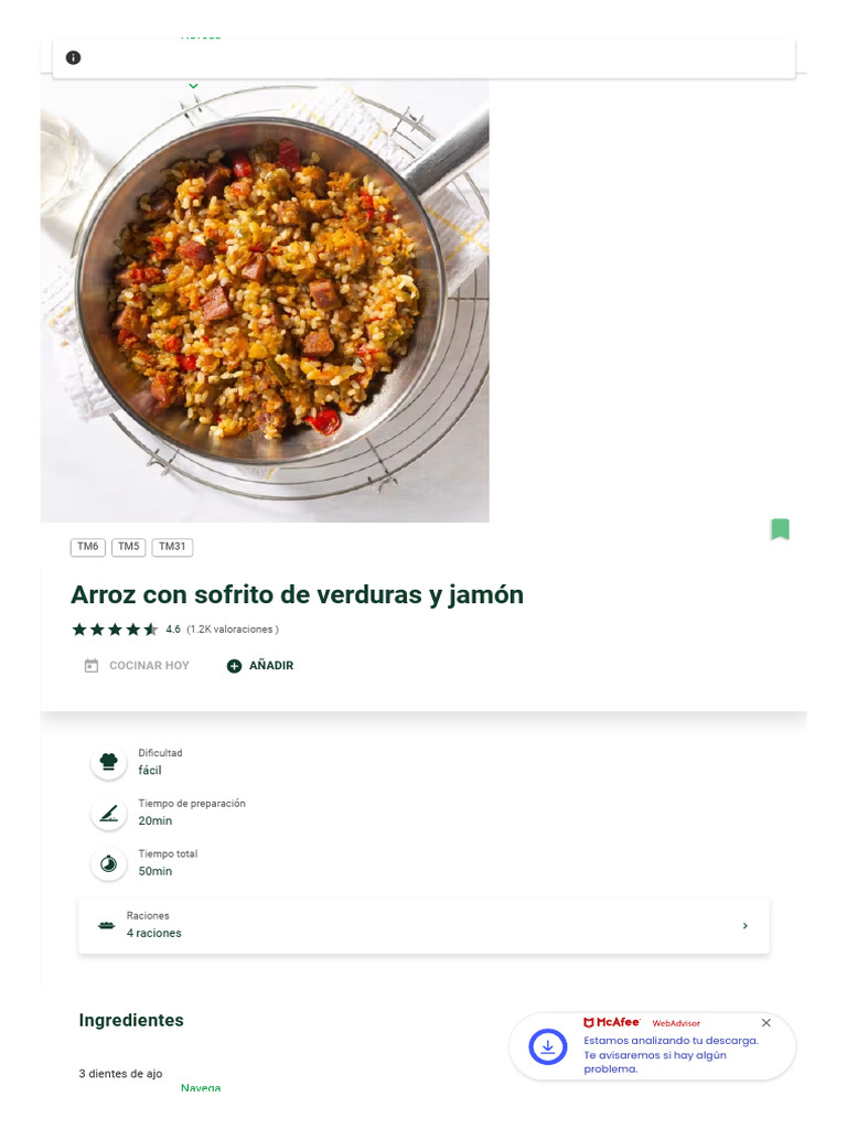 Arroz Con Sofrito de Verduras y Jamón - Cookidoo® - La Plataforma de Recetas Oficial de ...