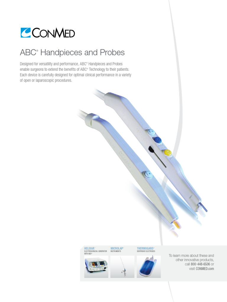 ABC Handpieces and Probes Brochure | PDF | Medical Procedures | Surgery