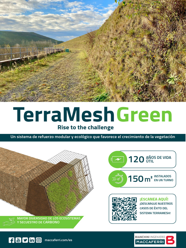 Instalación Ecológica de Terramesh Green | PDF | Suelo