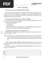 POP-PROCEDIMENTO OPERACIONAL PADRÃO - RDC - 275 - 2002 - Da - ANVISA - em - Resumo - e ...