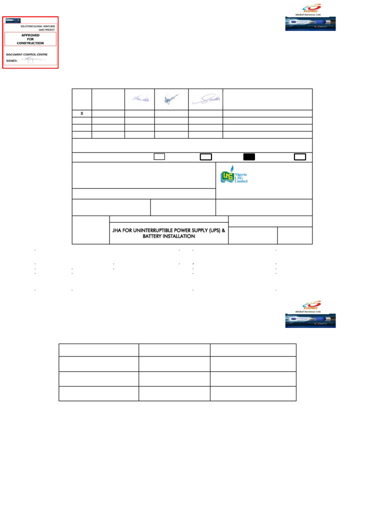 Jha For Uninterruptible Power Supply (Ups) & Battery Installation Works ...