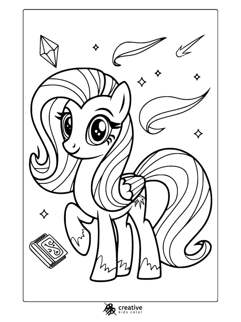 My Little Pony Friendship Is Magic Coloring Page | PDF