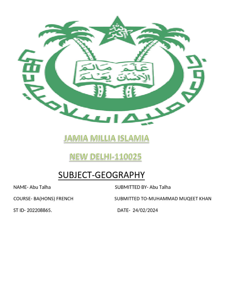 Front Page Assignment | PDF