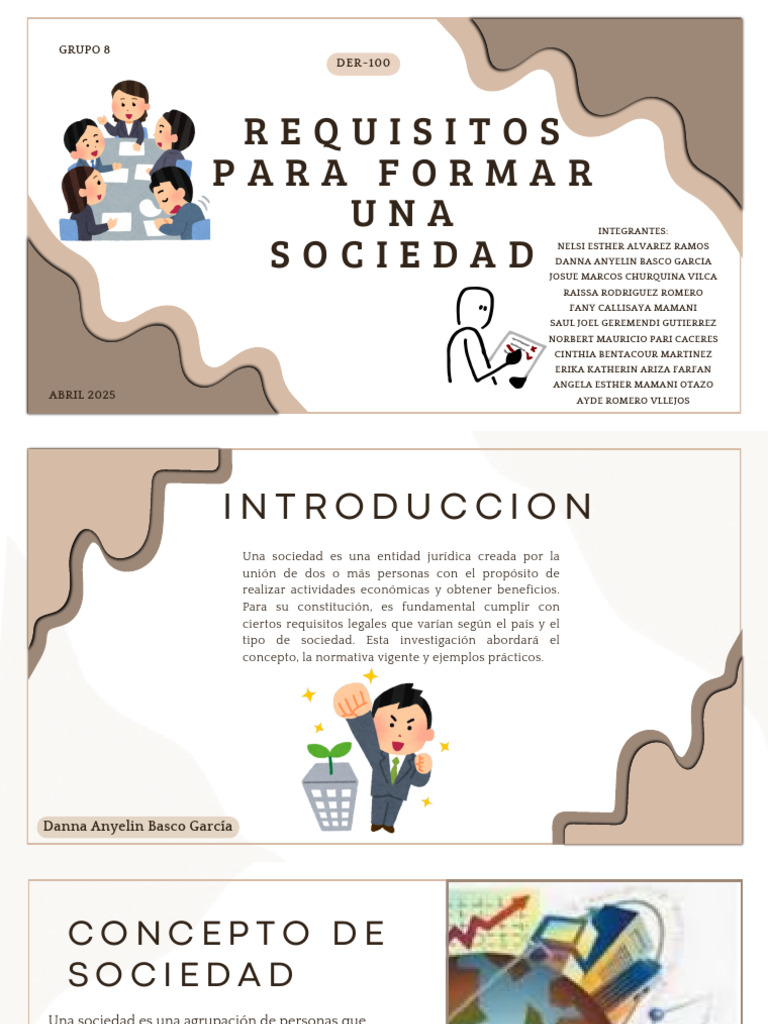 Requisitos para Formar Una Sociedad | PDF | Business
