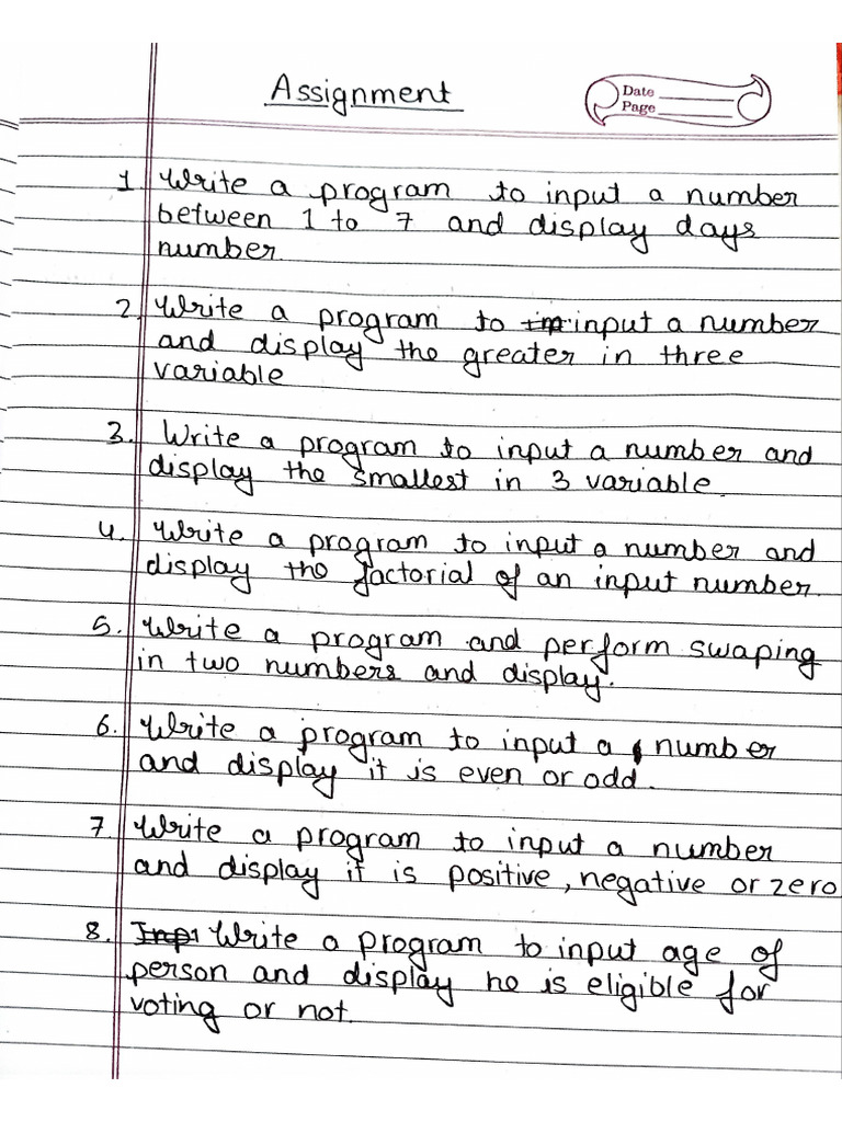 Assignmen For Computer | PDF
