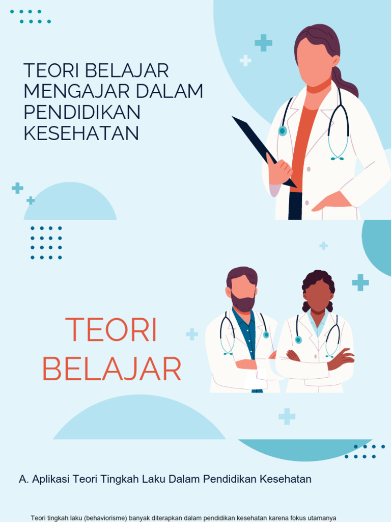 TEORI BELAJAR KESEHATAN - PPTX - 20250409 - 192441 - 0000 | PDF