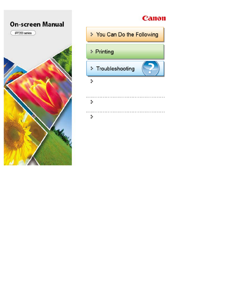 Ip7200 Series | PDF | Printer (Computing) | Icon (Computing)