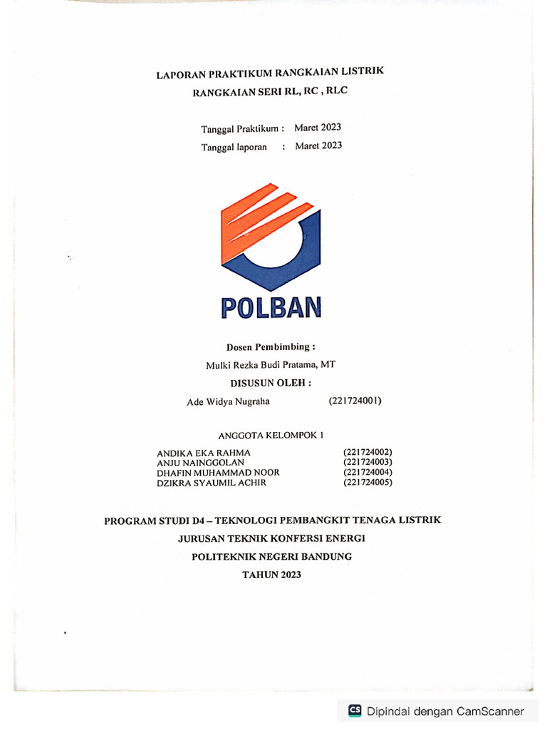 Ade Widya Nugraha - (221724001) - 1A TPTL | PDF