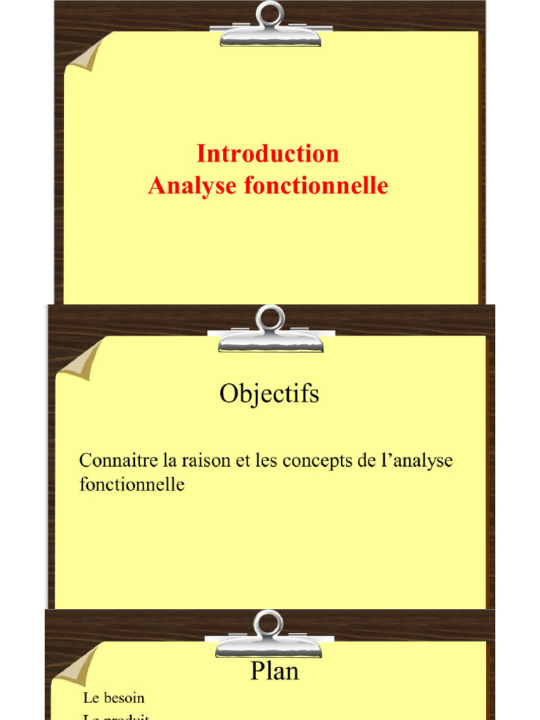 Présentation À L'analyse Fonctionnelle | PDF