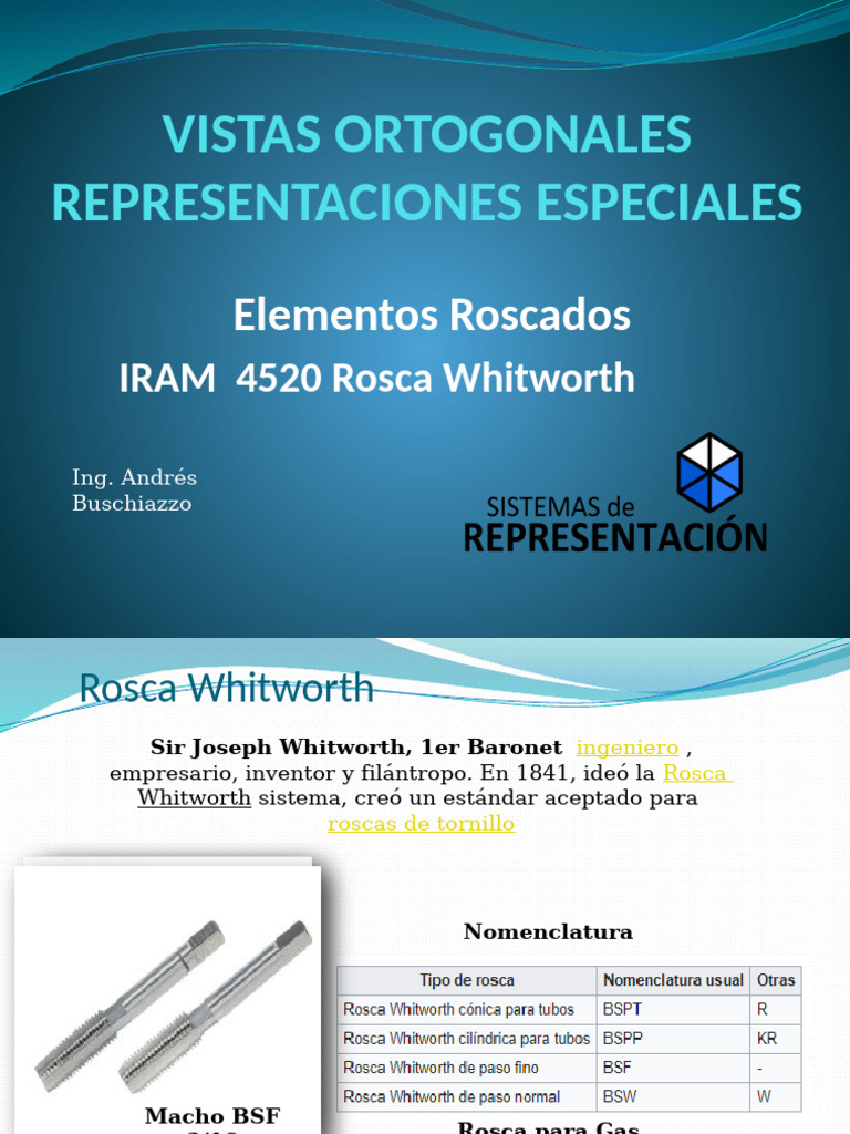 Rosca Whitworth | PDF