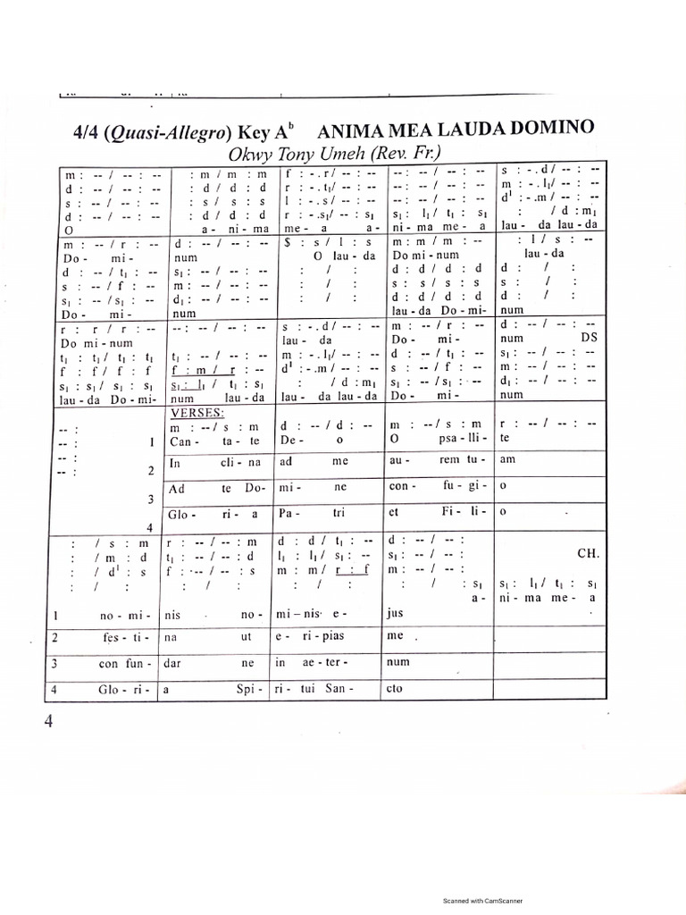 LATIN HYMNS - Fr. Tony Umeh | PDF