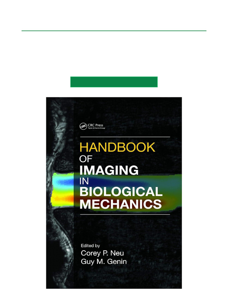 Imaging Techniques in Biological Mechanics | PDF | Medical Imaging ...