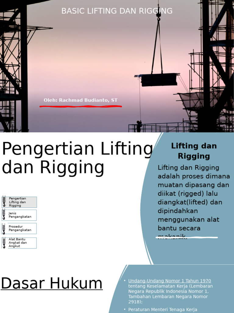 Basic Lifting Dan Rigging | PDF