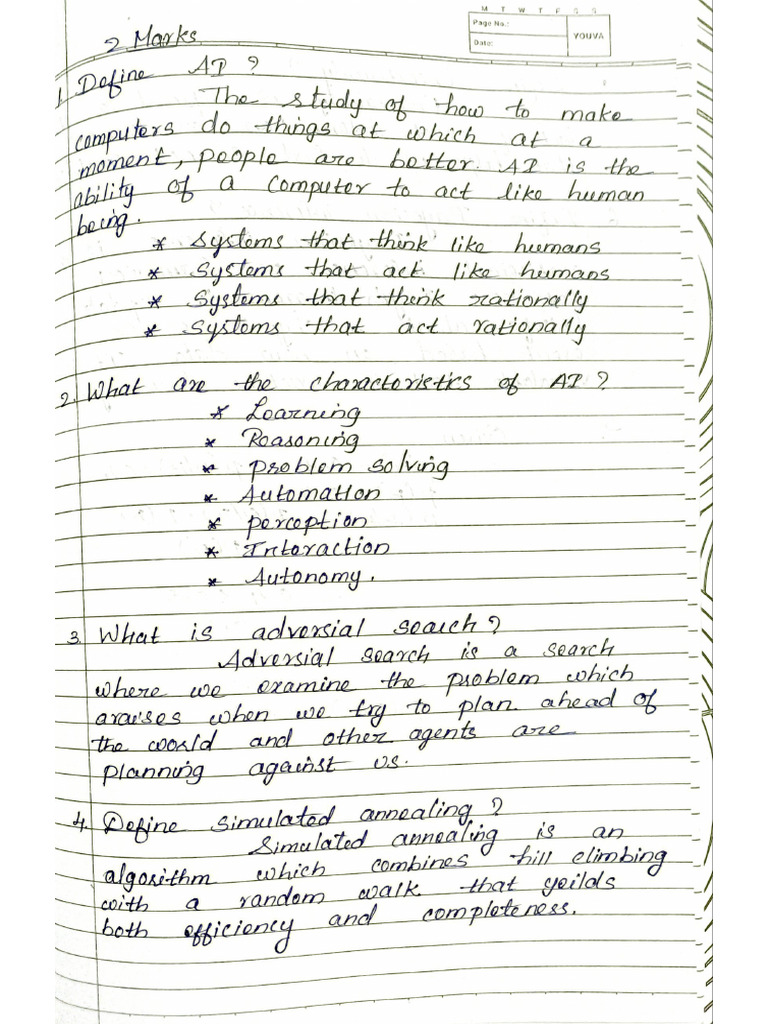 AIML notes(1) | PDF