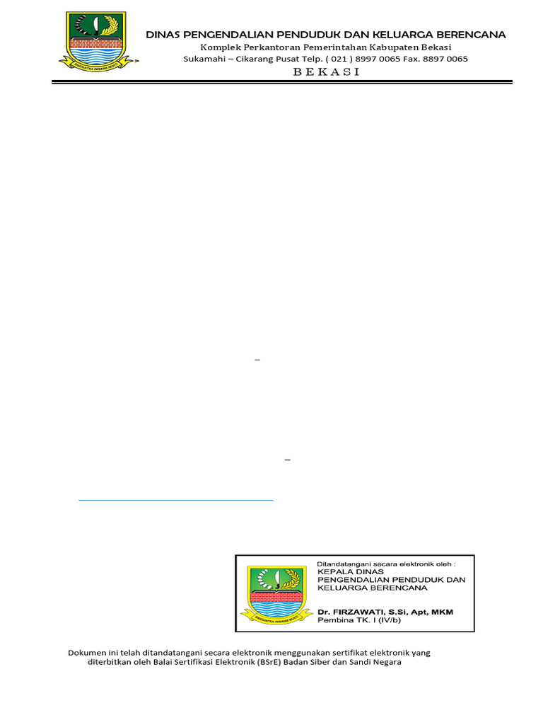 Surat Dinkes-Ibi-Uptd Hari IBI | PDF