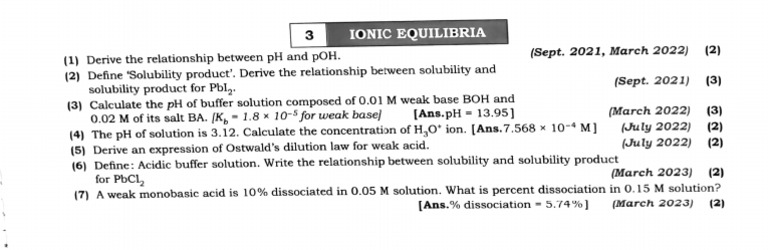 12th Chem C3 Pyq | PDF