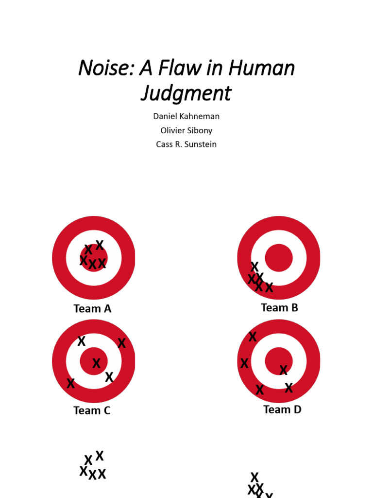 Understanding Noise in Human Judgment | PDF | Cognition