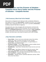 Summary of Prisoner of Azkaban | PDF | J. K. Rowling | Harry Potter