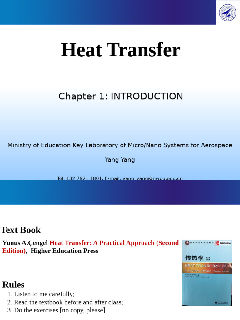 Heat Transfer - Introduction 2 | PDF