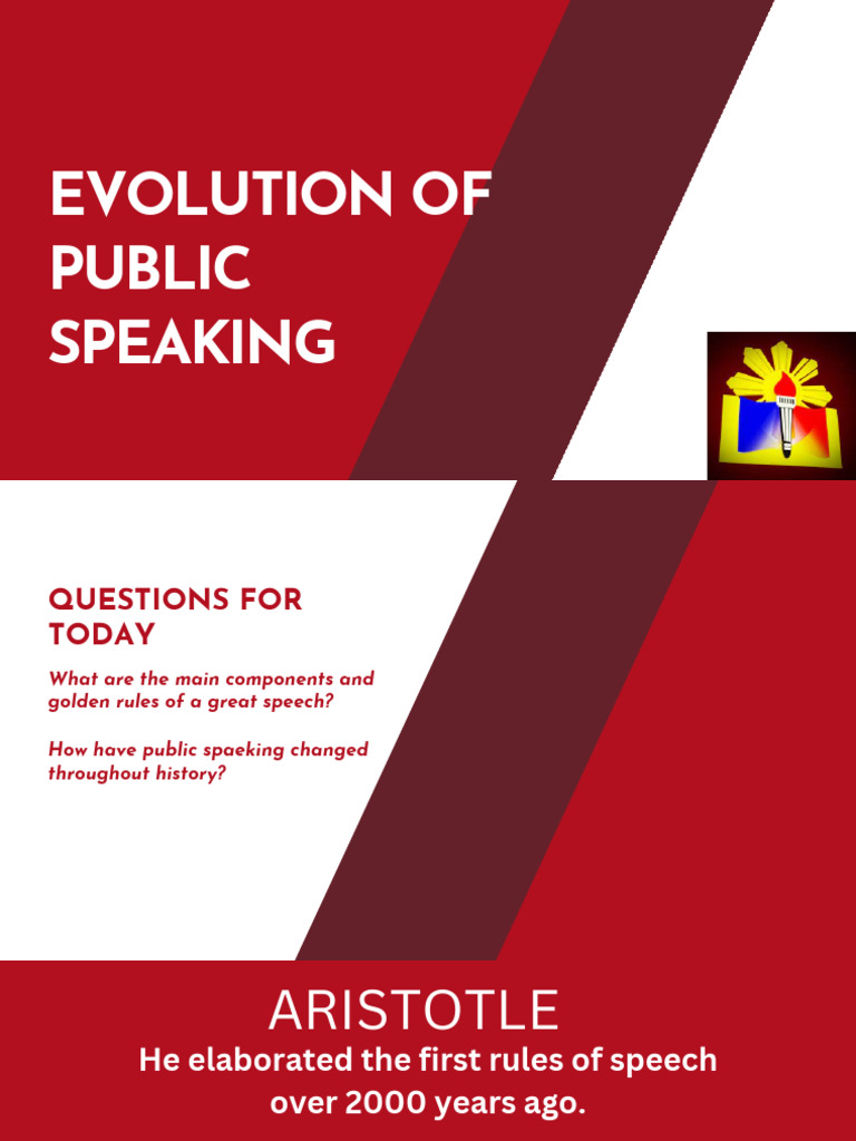 Evolution of Public Speaking 1 1 | PDF