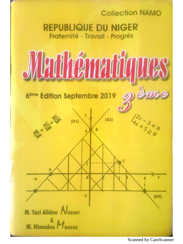 Collection NAMO Maths 3eme | PDF