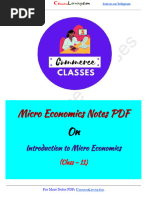 Class 11 Micro Economics Chapter 1 Notes PDF | PDF | Economics ...