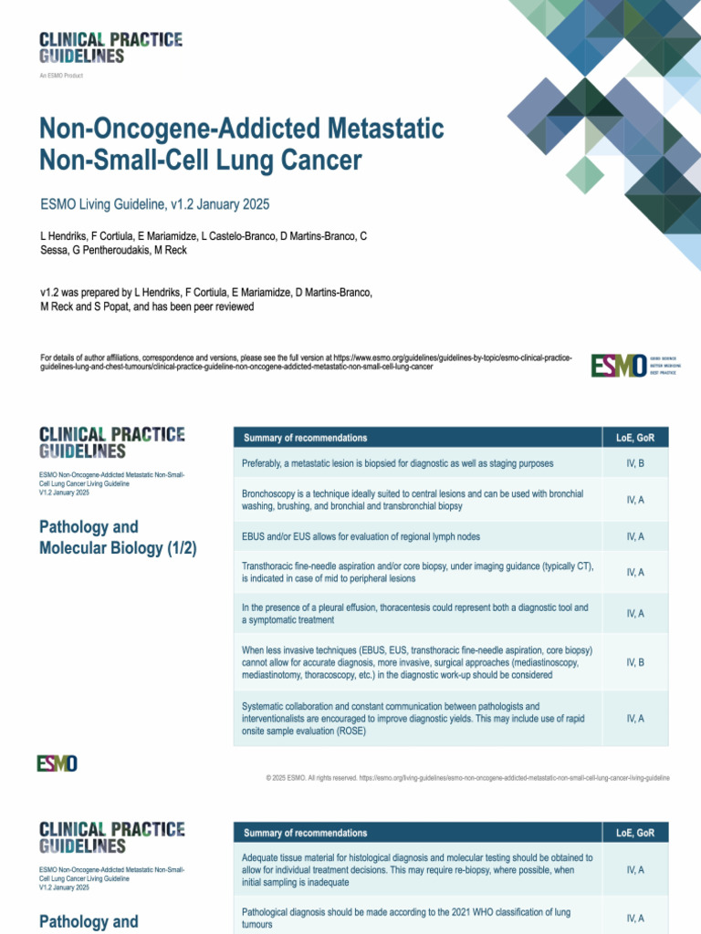 Clinical Practice Guideline Slideset Non-Oncogene-Addicted MNSCLC-V1.2 ...