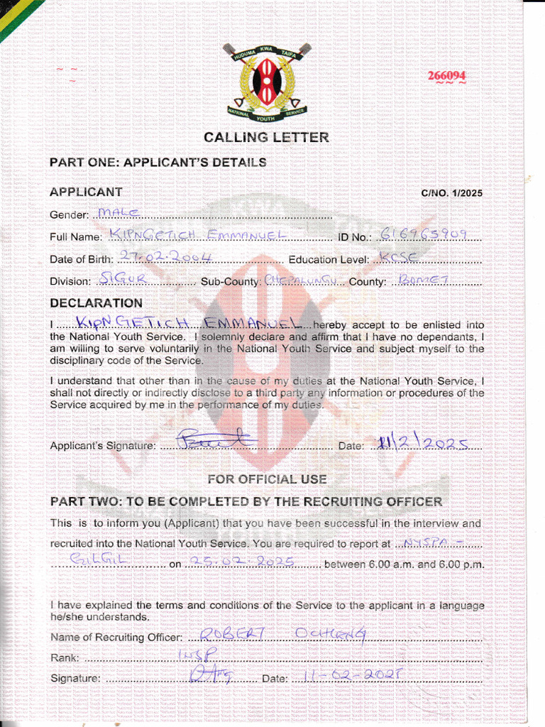 MR Emmanuel Calling Letter - 20250224 - 0002 | PDF