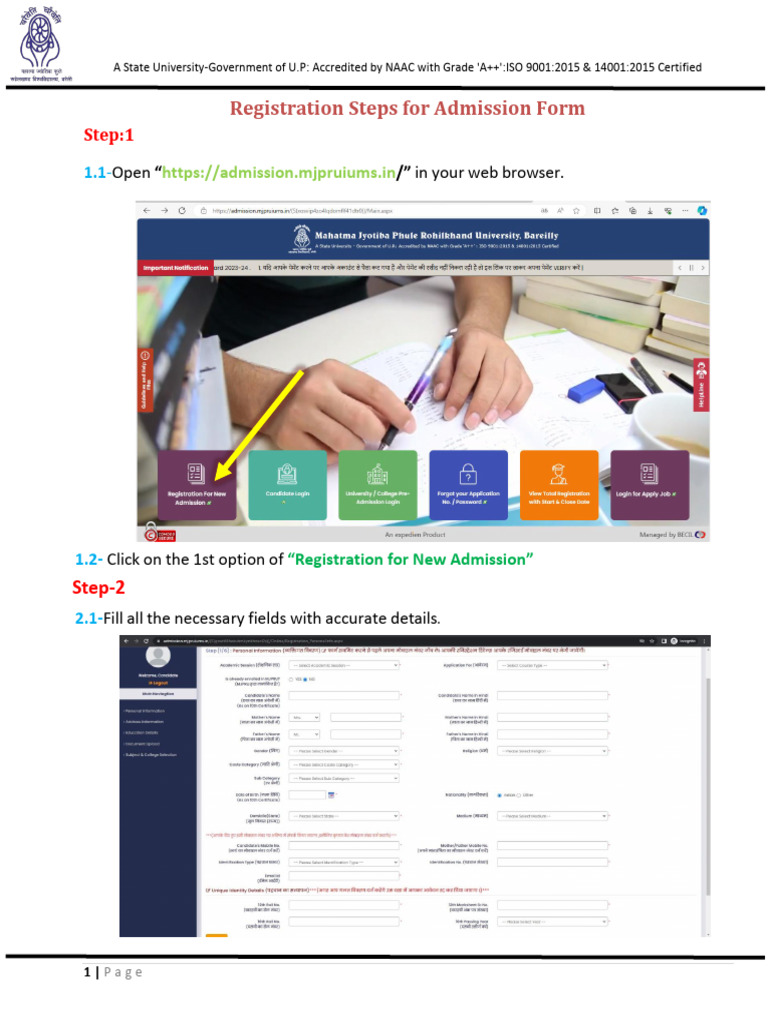 Admission Helpfile 2024-25 | PDF | Computing | Software