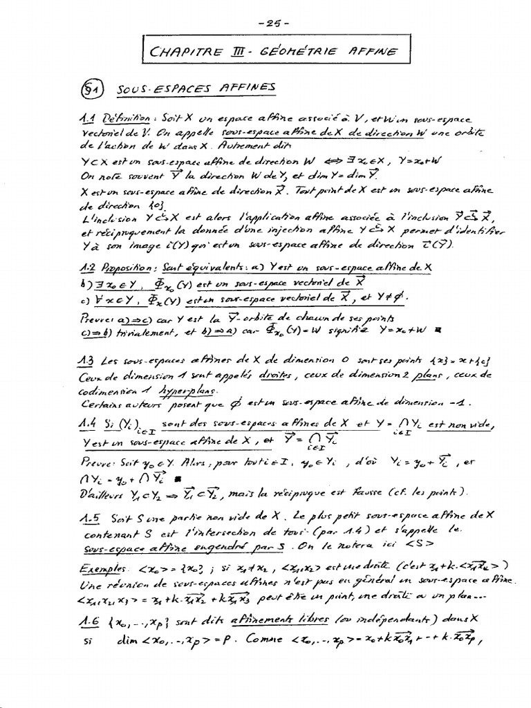 Analyse des Espaces NFF et Éléments | PDF