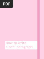 Using The Pee Method To Write Effective Paragraphs | PDF | Paragraph | Essays