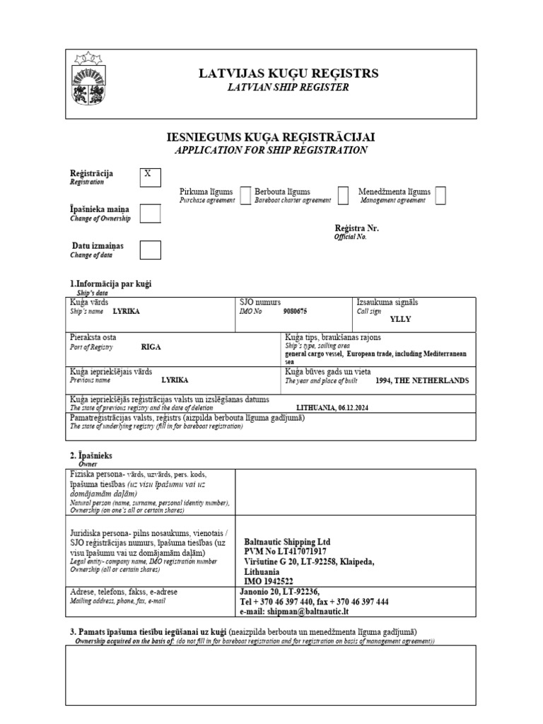 LYRIKA Application For LV Registration 06.12.2024 - Signed | PDF