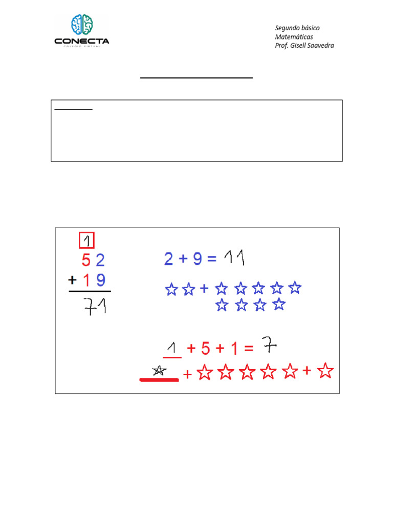 Guía Sumas Con Reservas | PDF