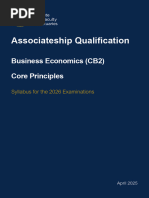 CB2 Study Guide 2025 | PDF | Profit (Economics) | Macroeconomics