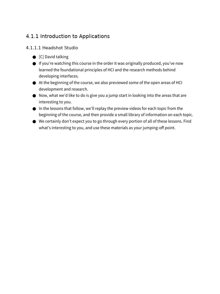 4.1 Introduction To Applications | PDF